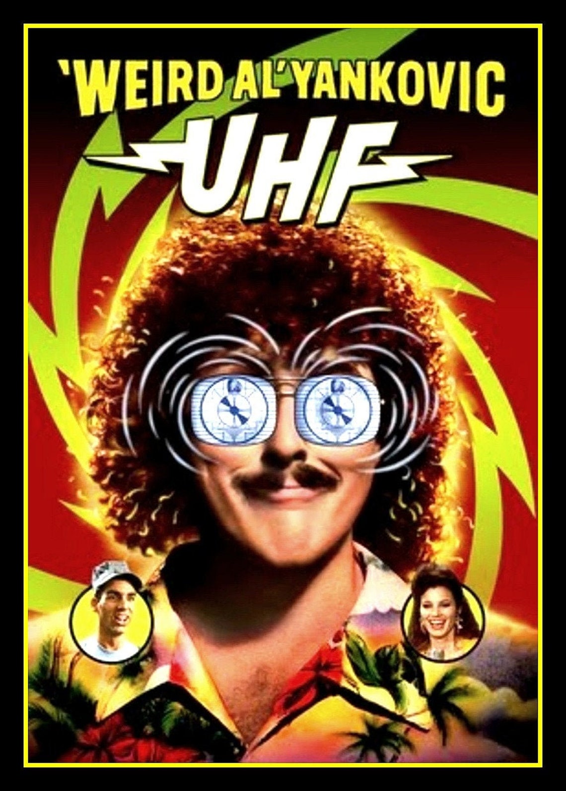 4.25 Funny Weird Al Yankovic UHF Vinyl Sticker. 80's | Etsy