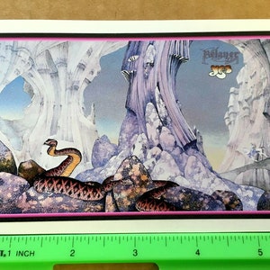 6" YES Relayer Album Fold-out Art Vinyl Sticker. Classic Rock Band ...