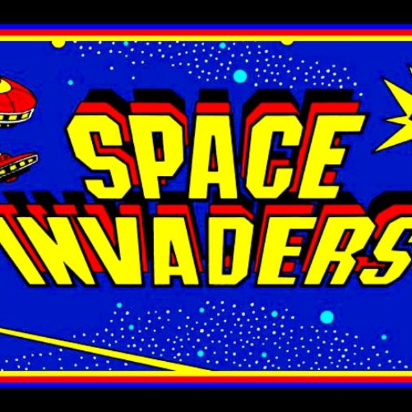 Space Invader Label - Etsy