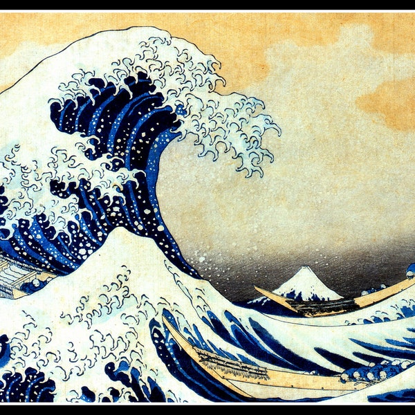 Japanese Wave Car Decal - Etsy