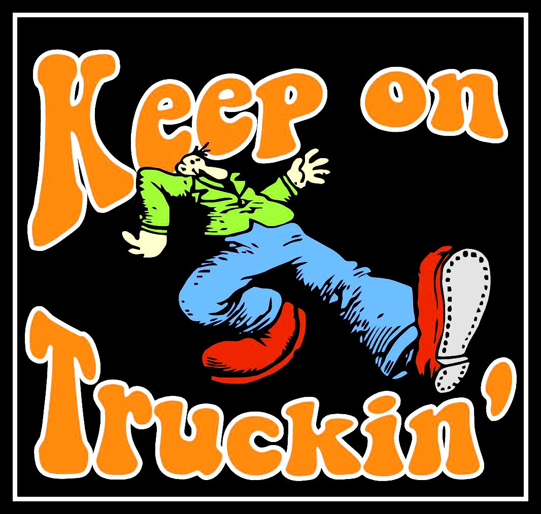3.5 Keep on Truckin' Vinyl Sticker. Grateful Dead R. - Etsy Canada