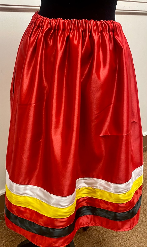 Four Directions Medicine Wheel Ribbon Skirt - Etsy