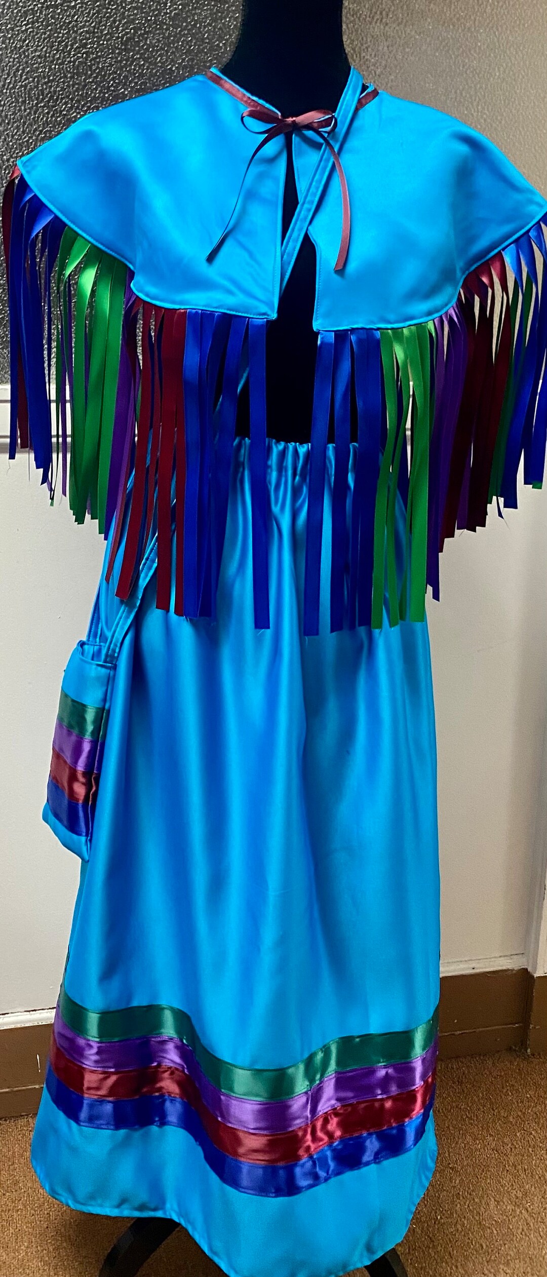 Turquoise Cape Bib - Etsy