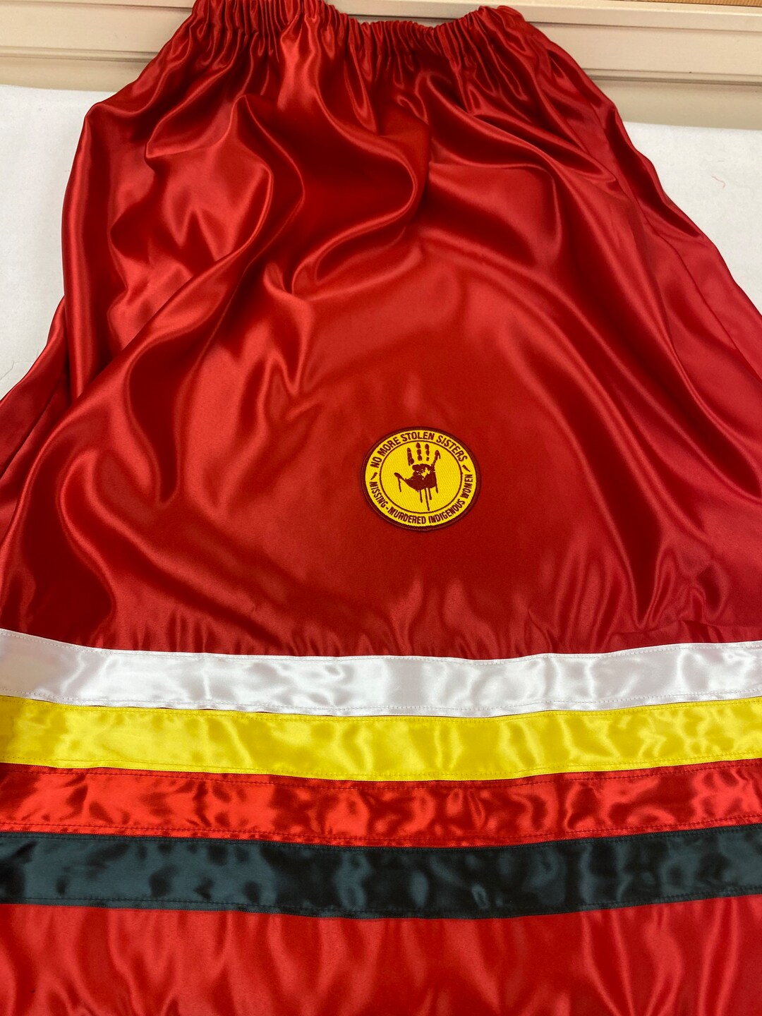 Embroidered MMIW Ribbon Skirt - Etsy