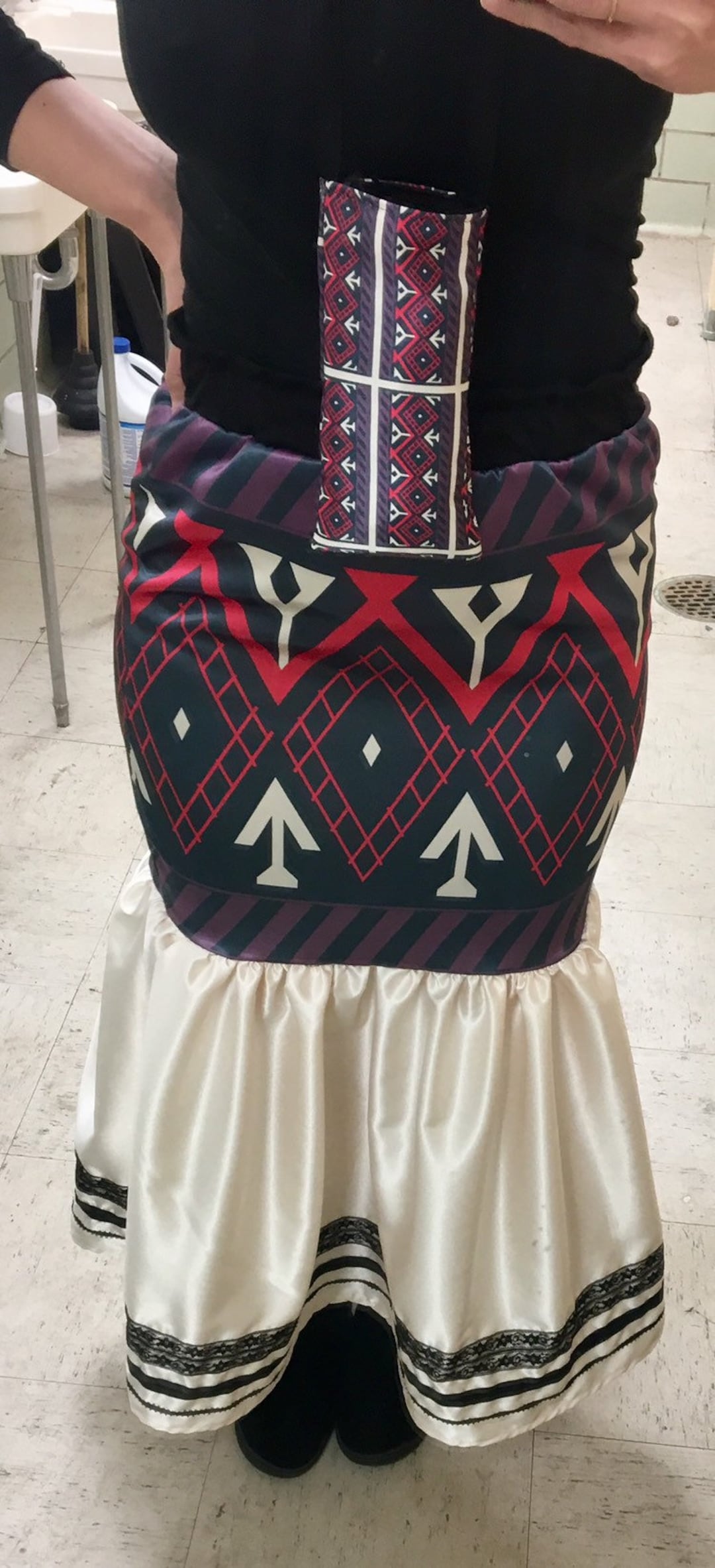Arrow Print Ribbon Skirt Dress - Etsy