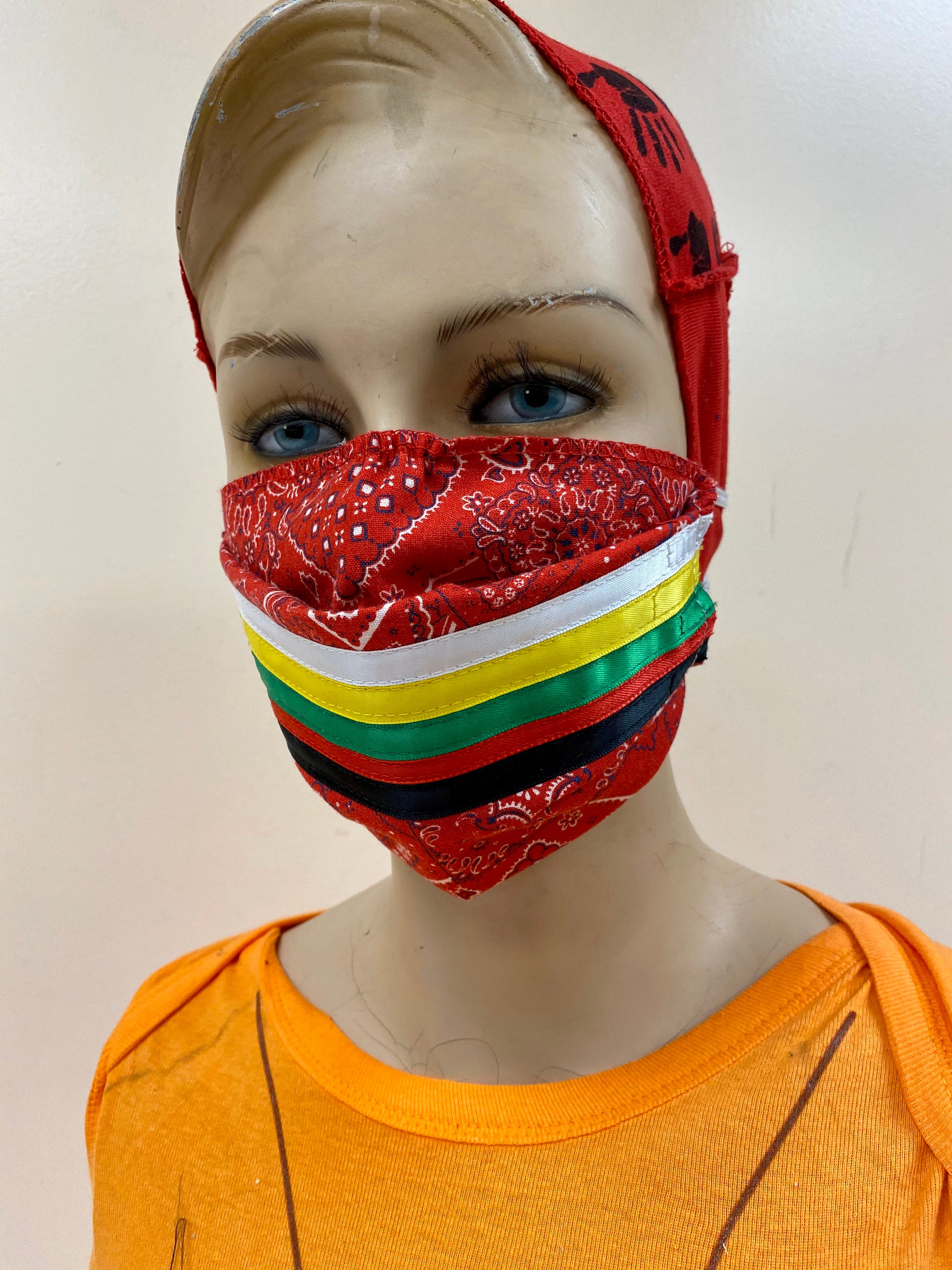 Embroidered Medicine Wheel Red Ribbon Skirt | Etsy