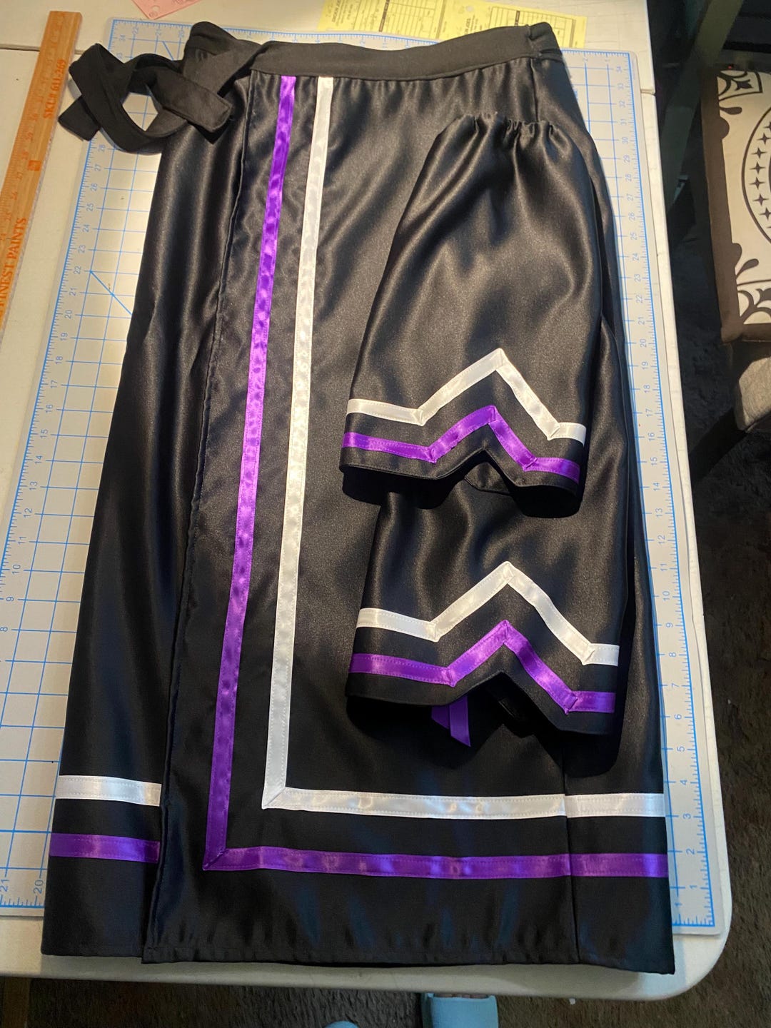 Haudenosaunee Smoke Dance Wrap Ribbon Skirt With Leggings Set - Etsy