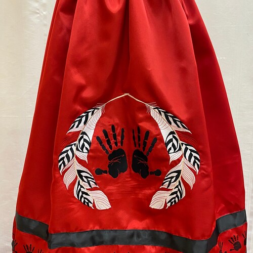 Embroidered MMIW Ribbon Shawl | Etsy