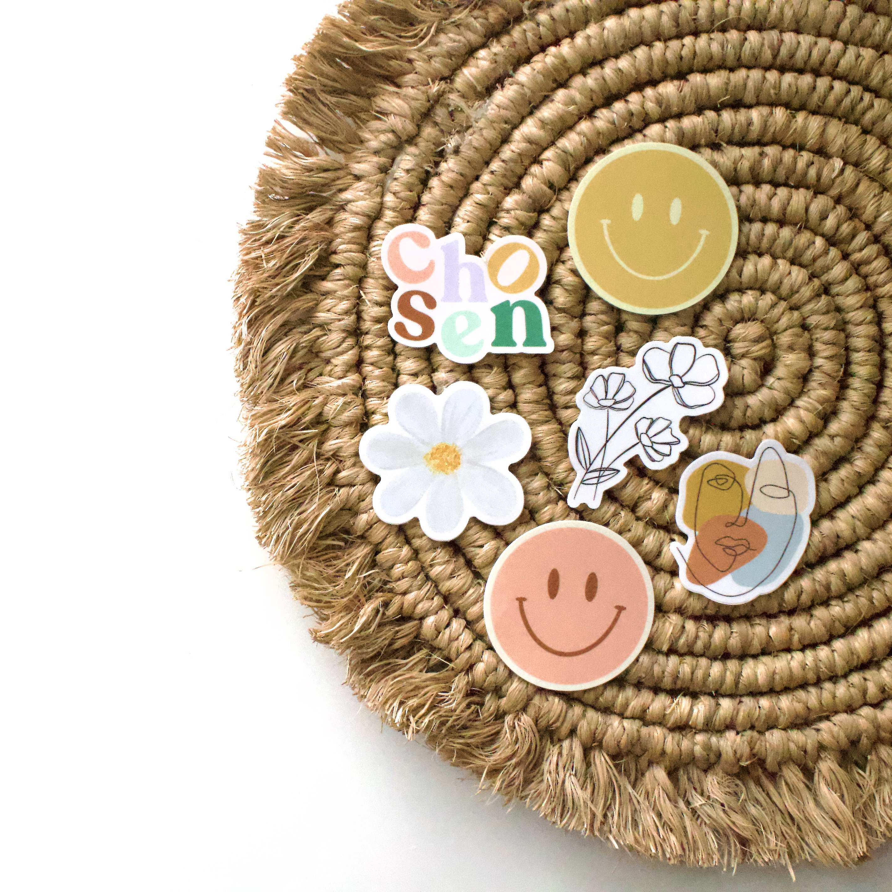 Yellow Smiley Face Sticker Vinyl Sticker Matte Waterproof Laptop ...