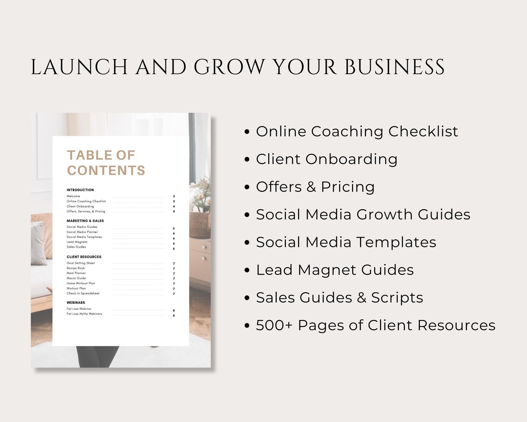 Fitness Coaching Blueprint | Online Coaching Starter Pack | Online ...