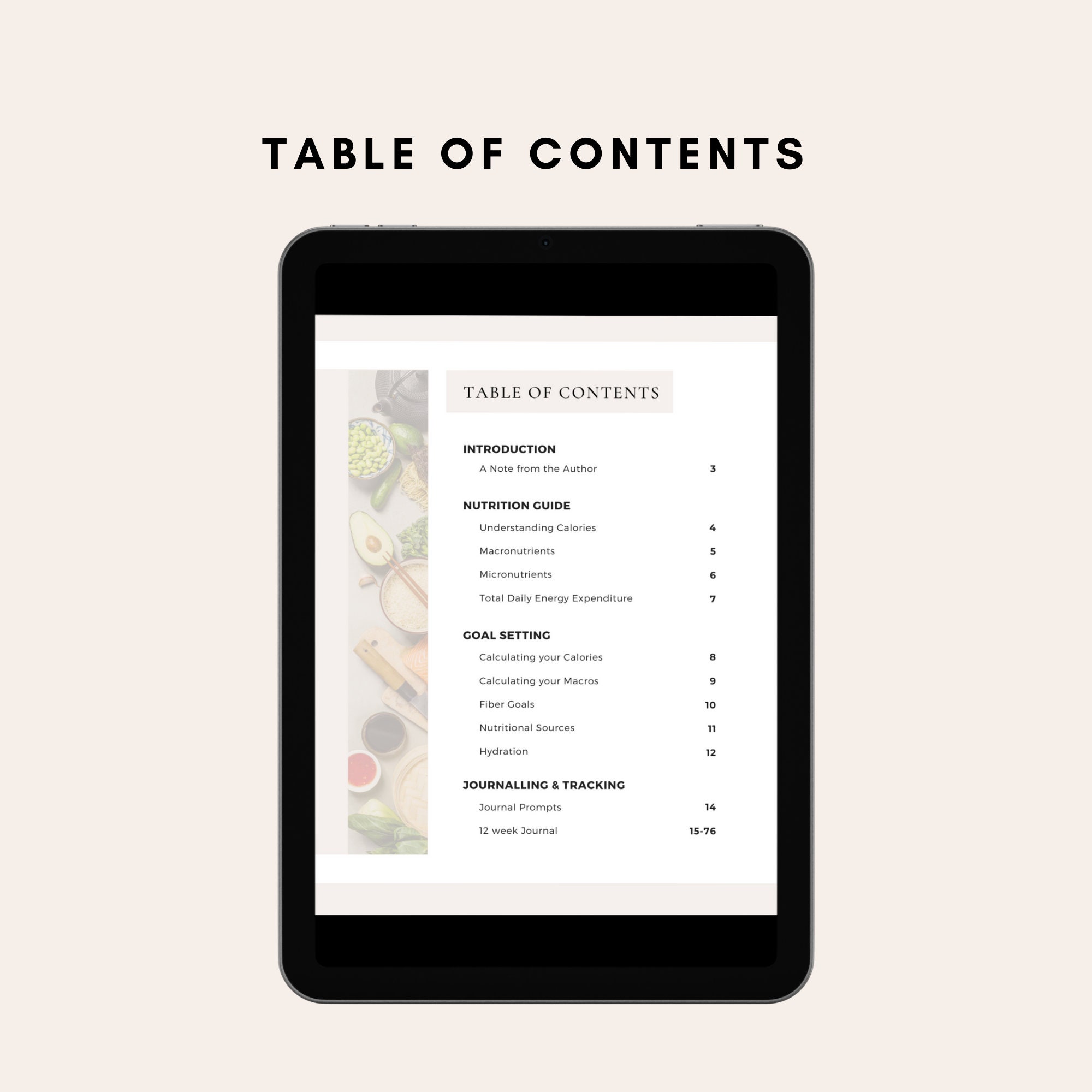 12 Week Calorie Tracker & Journal for Health and Fitness Coaches| Done ...