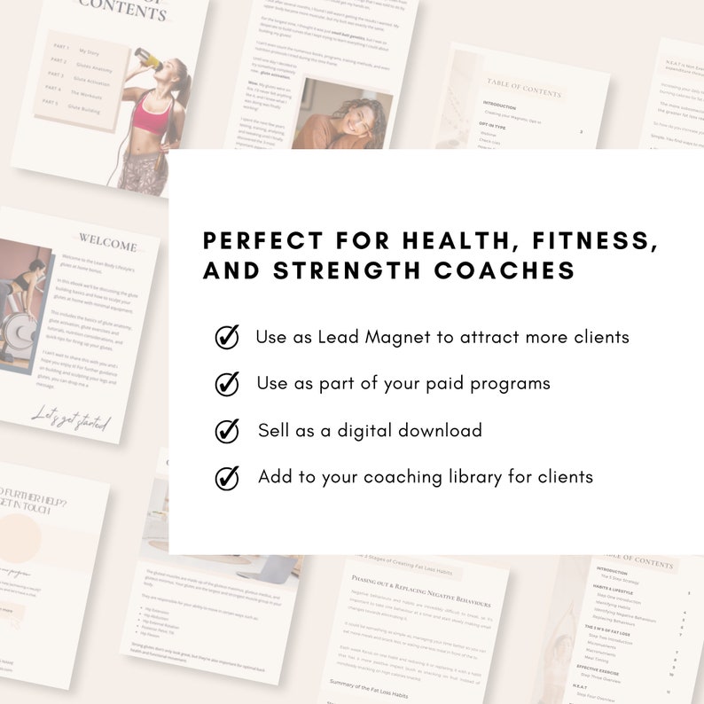 Glute Building Guide| Glute Building Lead Magnet | Booty Building Lead Magnet | Booty Building ...