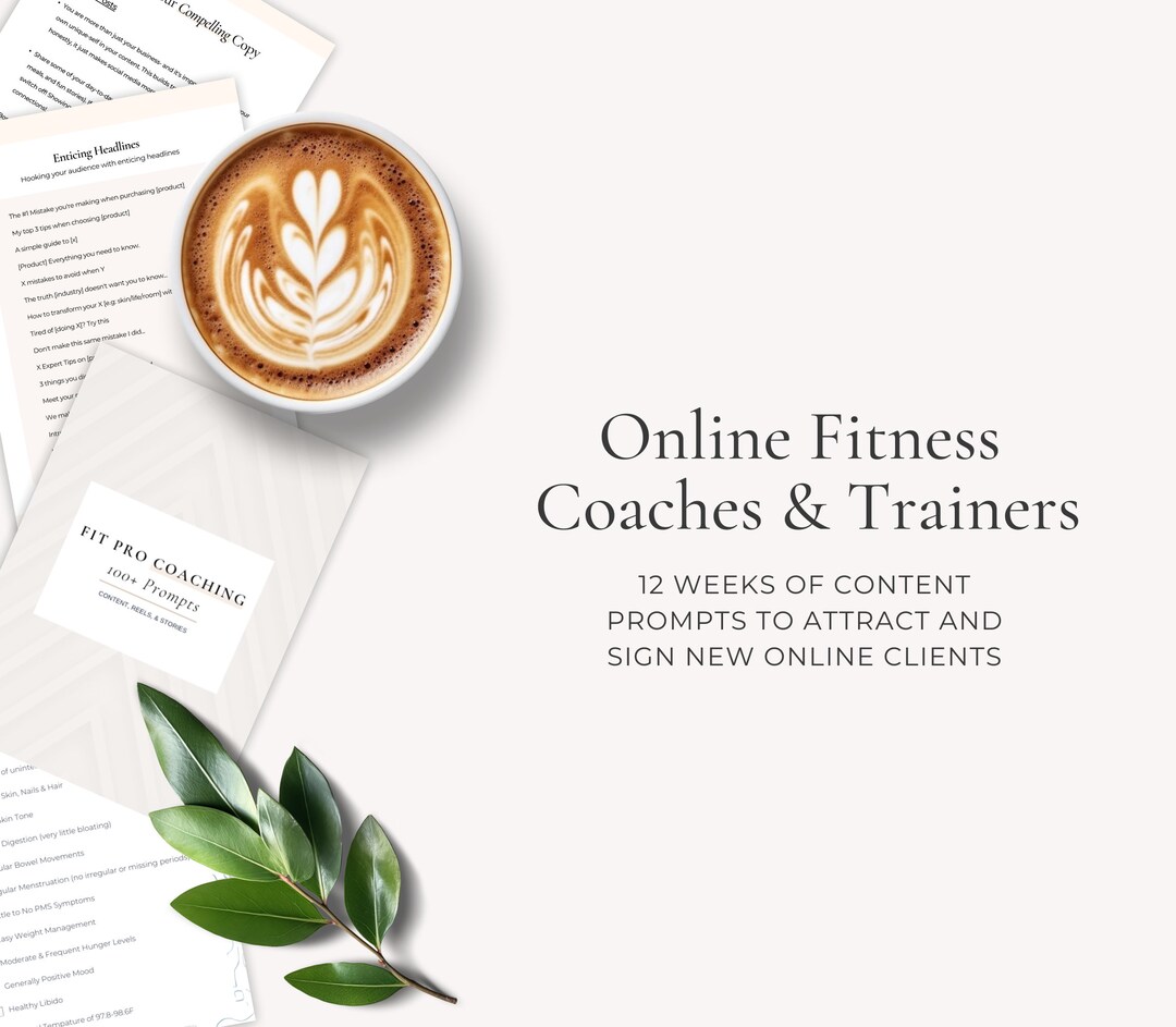 100 Content Prompts for Fitness Coaches | 12 Week Content Prompts for ...