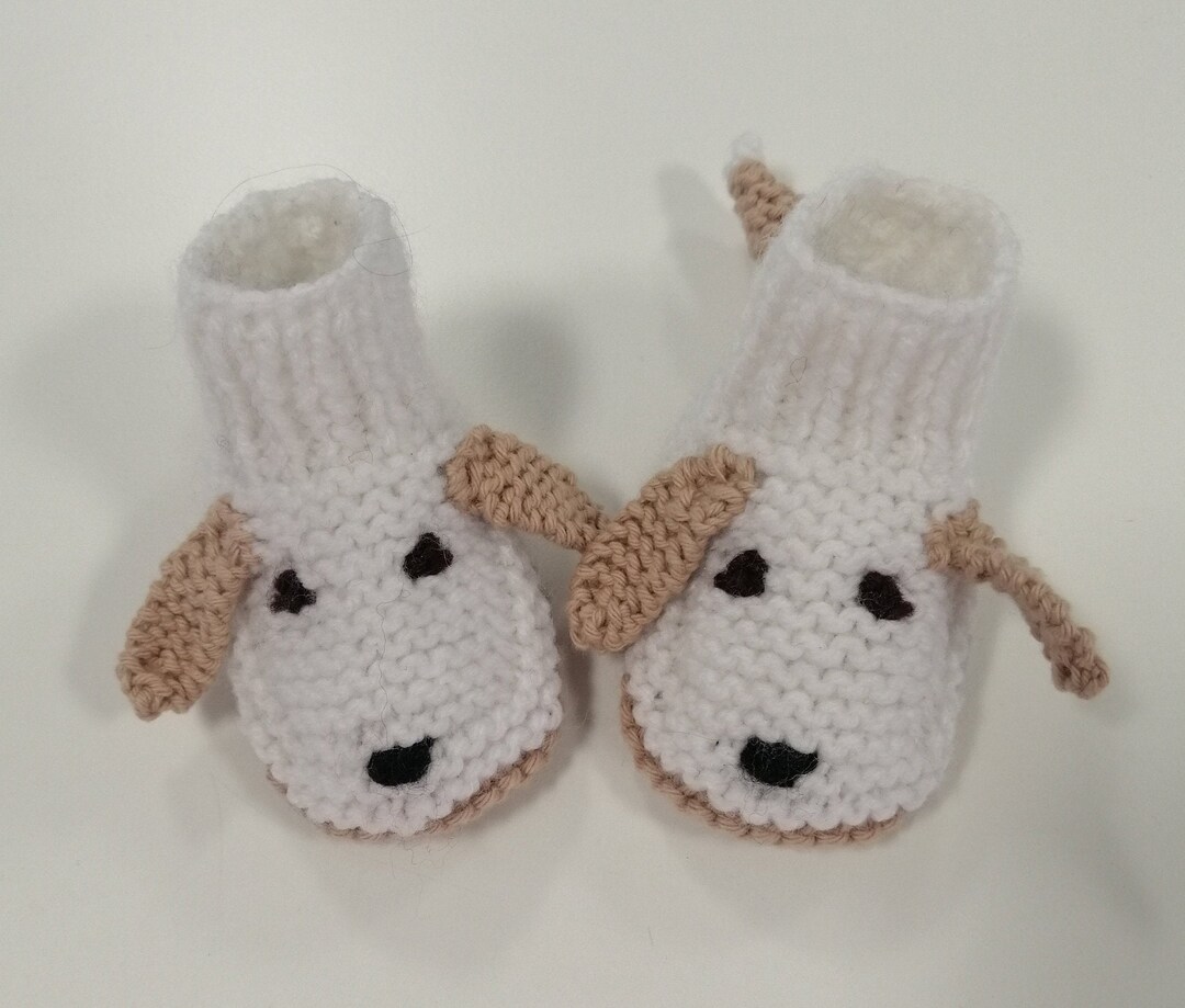 Hand Knitted Puppy Booties - Etsy