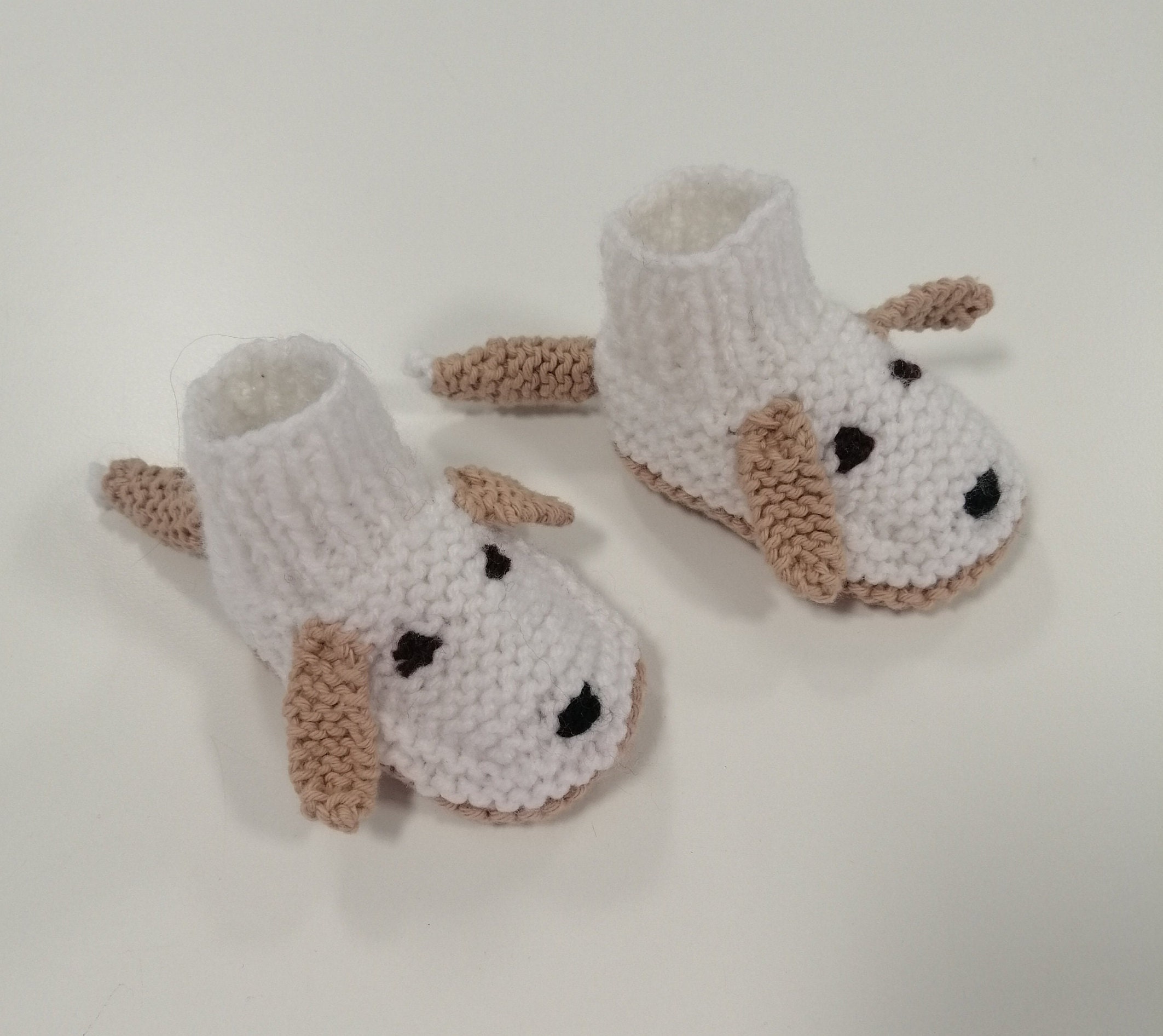 Hand Knitted Puppy Booties - Etsy
