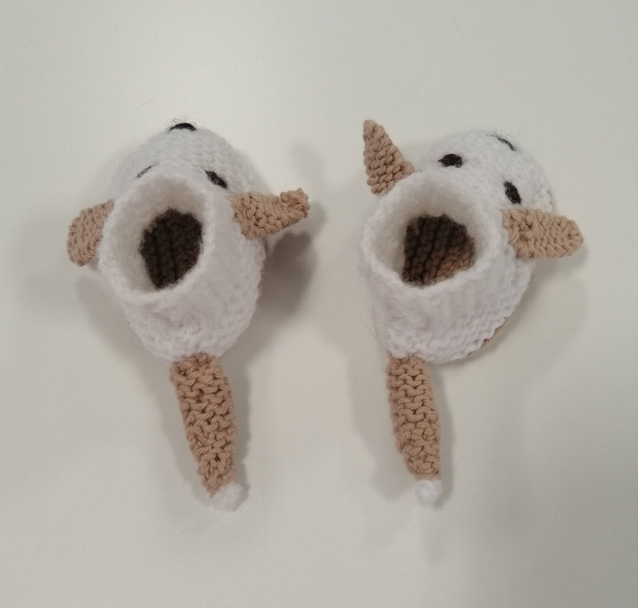 Hand Knitted Puppy Booties - Etsy