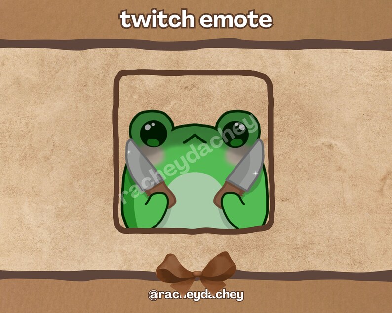 Frog Heart Emote for Twitch / Discord / Whatever You Desire - Etsy