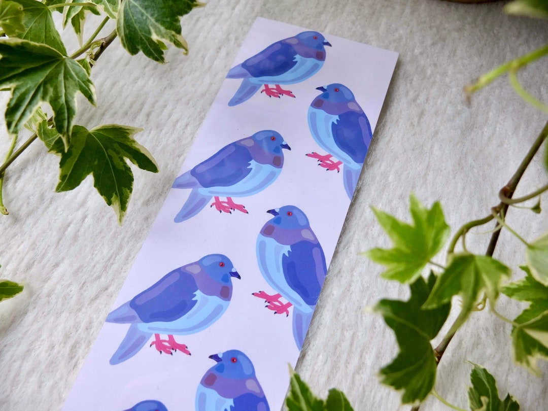 Cute Chonky Pigeon Bookmark Book Lover Gift Animal Lover Gift Digital ...