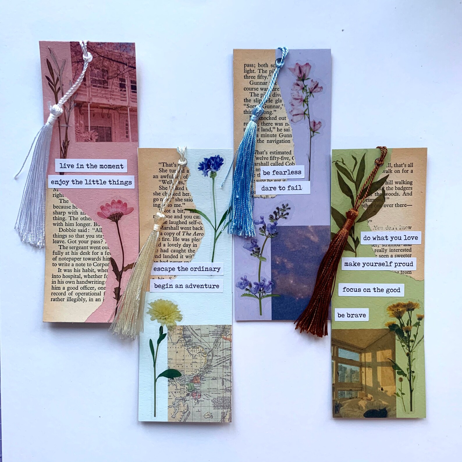 Positivity Self Love Bookmarks Handmade Gift - Etsy