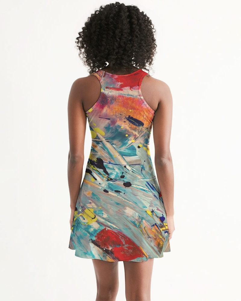 Women's Racerback Dress Splash Collection - Etsy UK