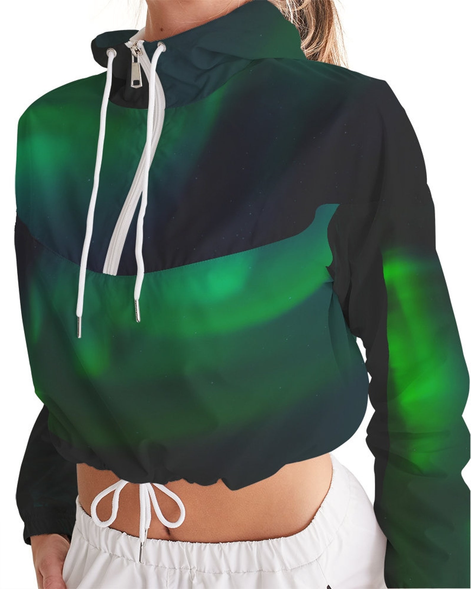 Women's Cropped Windbreaker Swirl Collection - Etsy UK