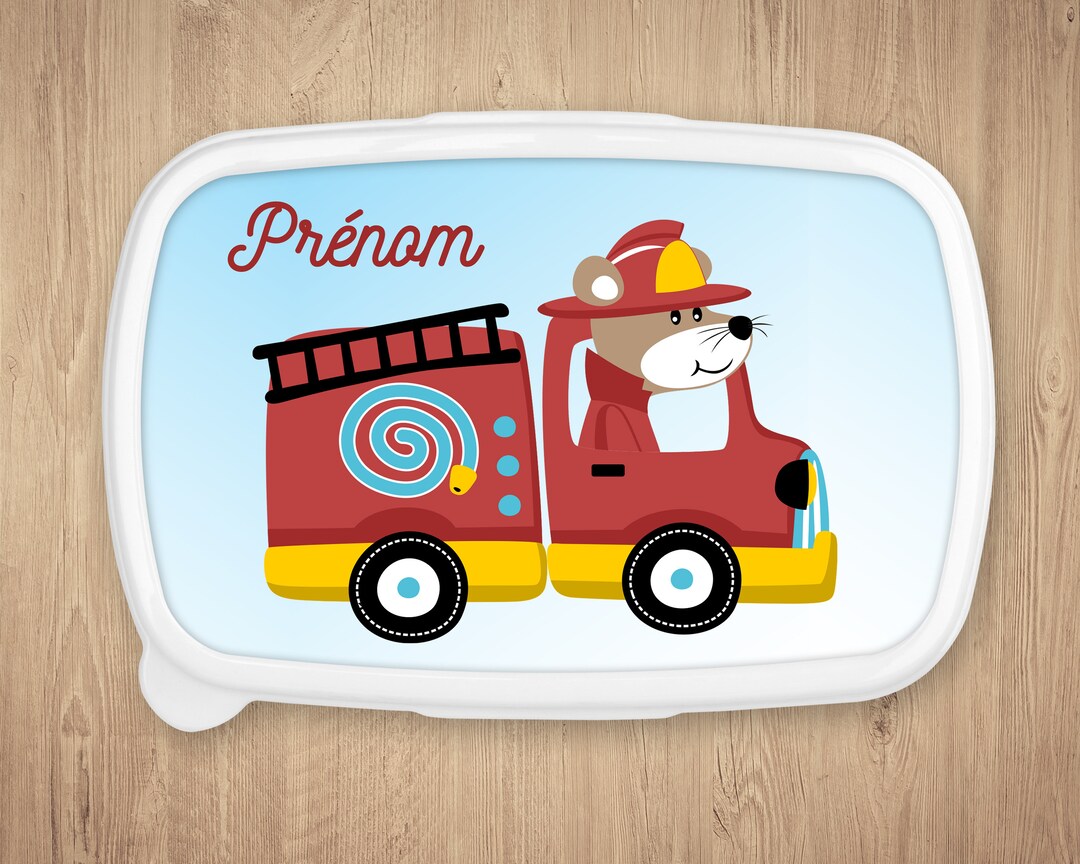 Personalized Lunch Box, Firefighter Model 03 - Etsy