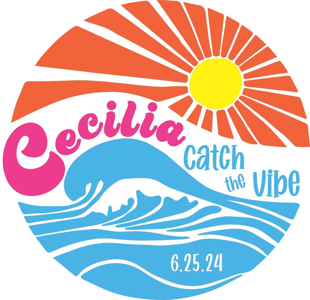 Catch the Vibe Beach Bat Mitzvah Log - Etsy