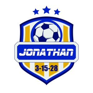 Soccer Logo Emblem for Bar or Bat Mitzvah - Etsy