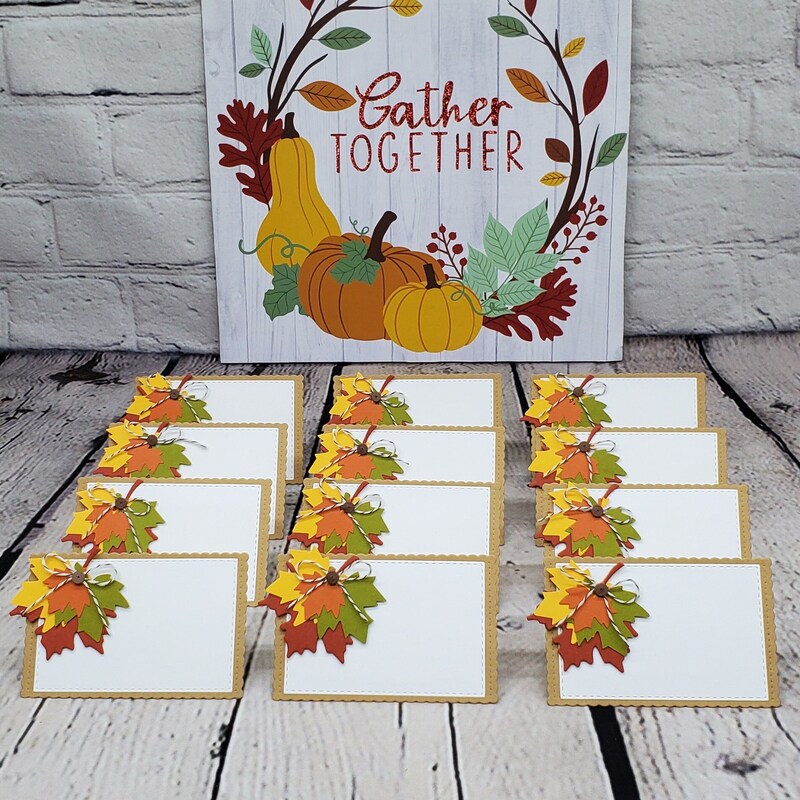 Autumn Place Cards - Etsy