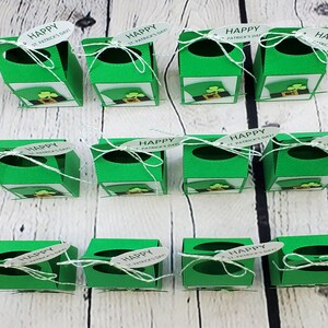 St.patricks Day Gable Boxes,st. Patrick's Day Treat/favor Boxes ...