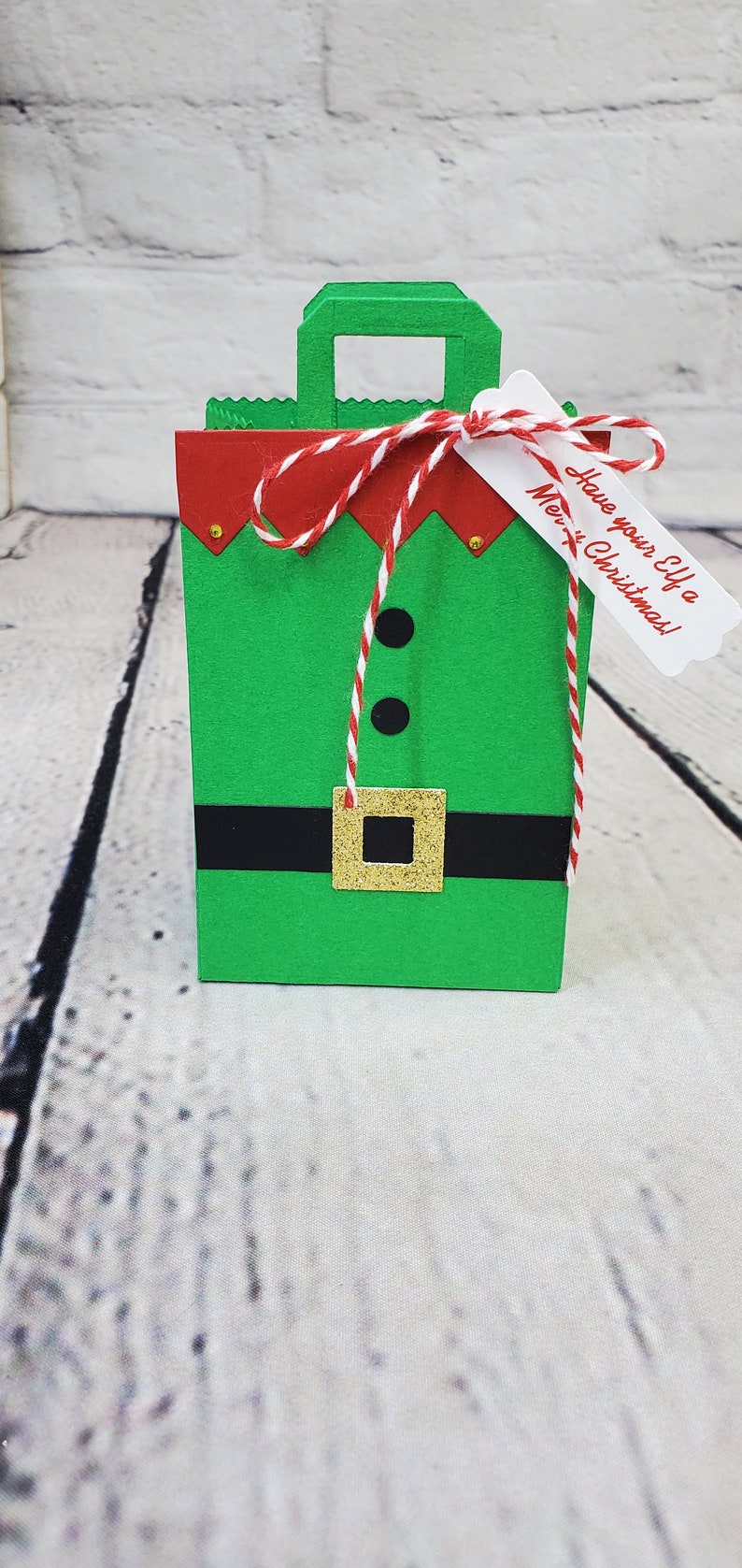 Christmas Elf Treat Bags Elf Treat Boxes Elf Gift Card - Etsy