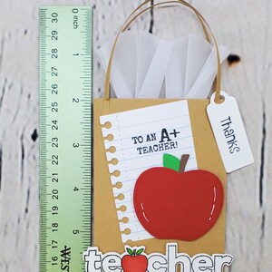 Notebook Paper Teacher Gift Card Holder,teacher Appreciation Gift Card ...