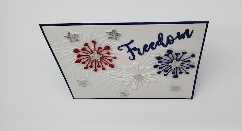 4th of July Card, Fireworks Card, Patriotic Card, Independence Day Card ...