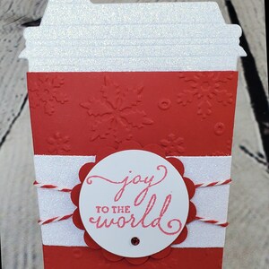 Christmas Coffee Cup Gift Card Holder, Coffee Gift Card Holder ...