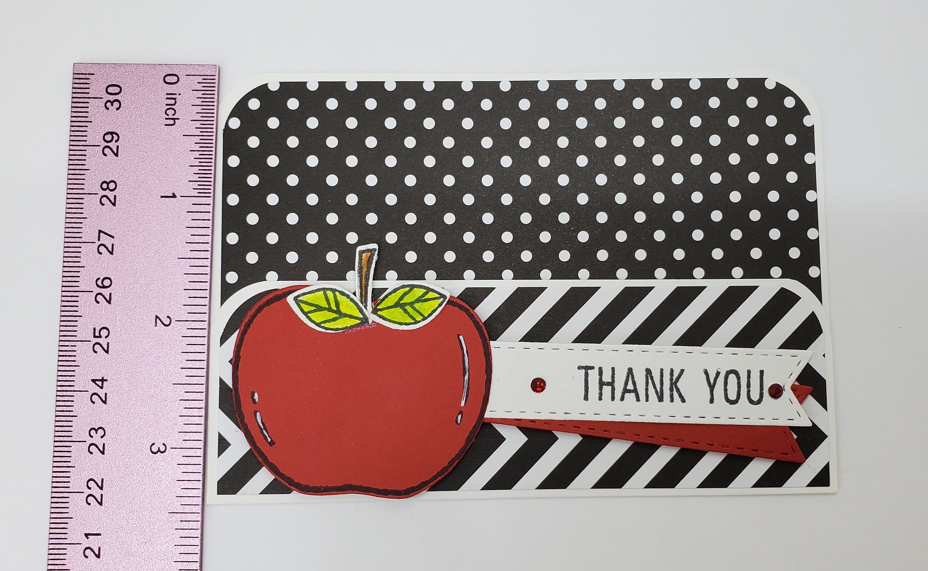 Set of 2pencil A Teacher Gift Card Holder & Apple Thank You - Etsy