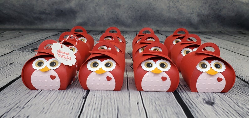Owl Treat Boxes,owl Party Favors,kids Valentines Boxes,valentines Class ...