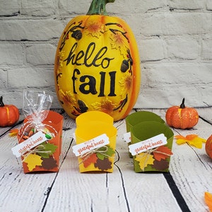 Thanksgiving Fry Treat Boxes, Fall Treat Boxes, Thanksgiving Party ...