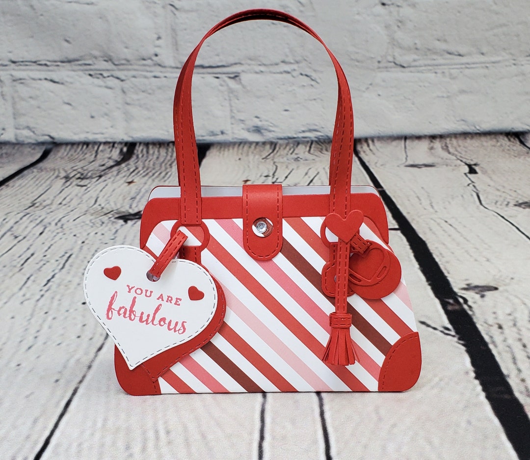 Valentines Paper Purse Gift Card Holder,paper Purse Gift Card Holder ...