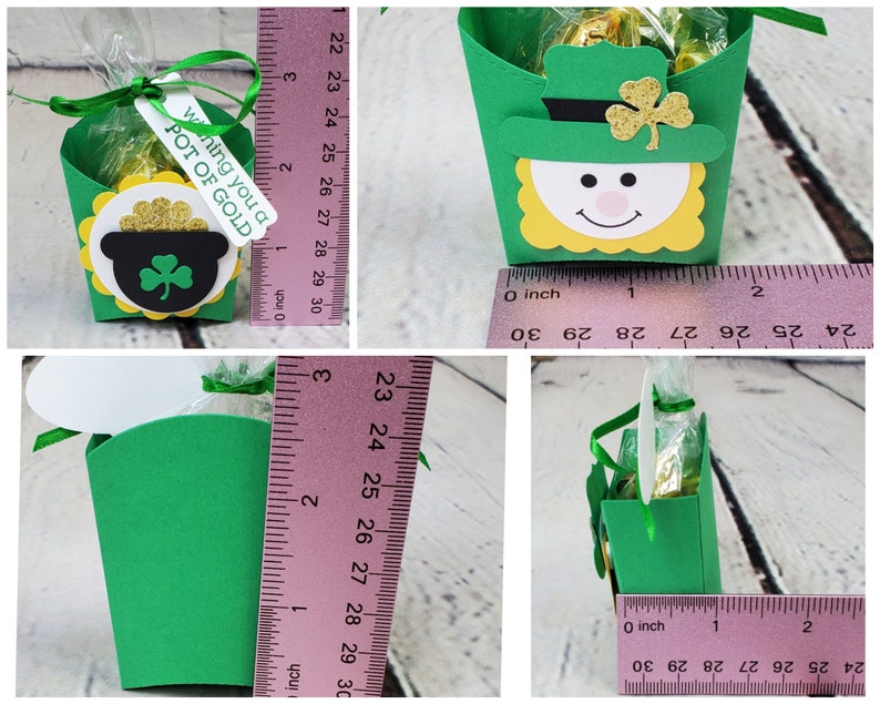 Mini St. Patrick's Day Fry Treat Boxes,st.patrick's Day Favor Boxes ...
