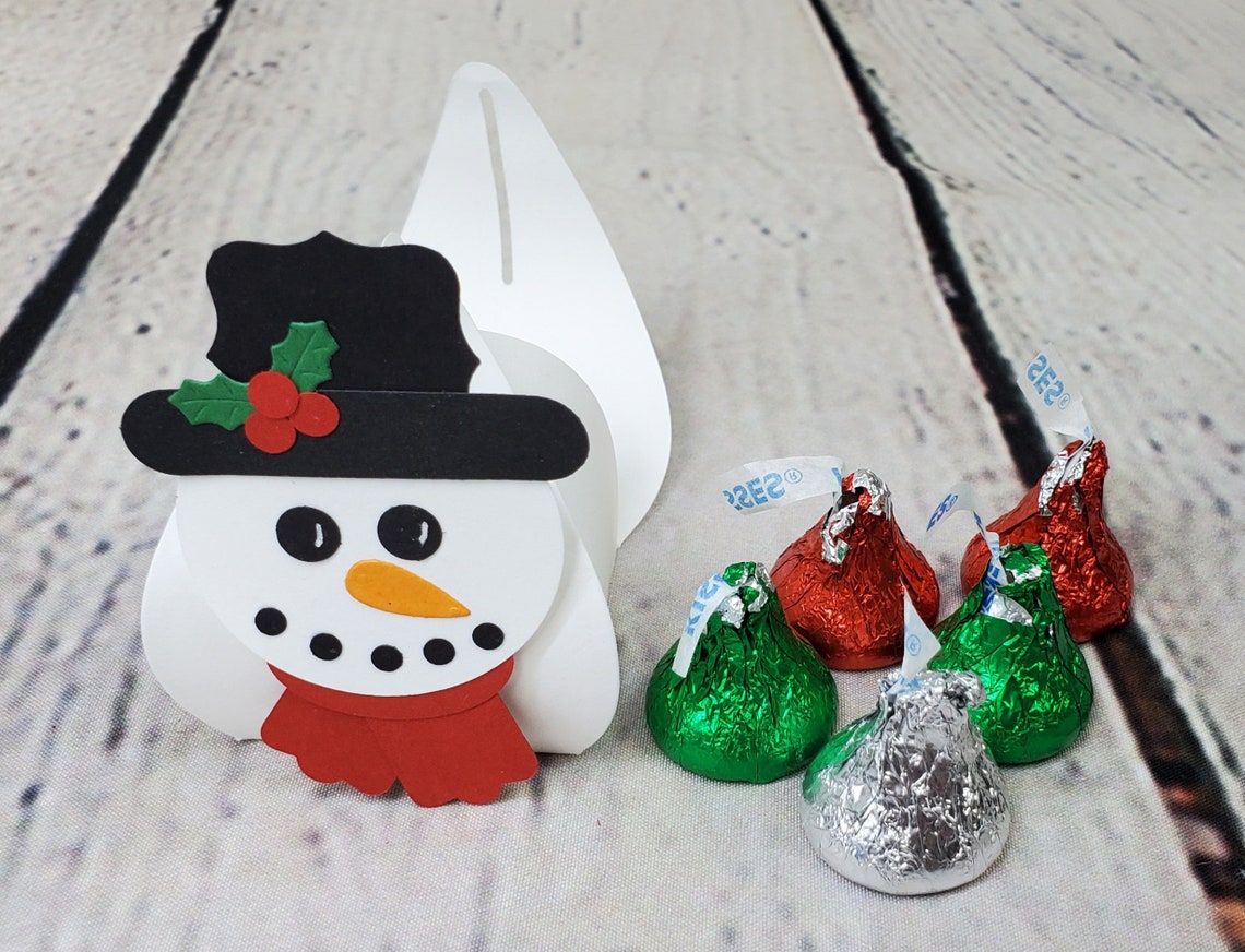 Snowman Treat Boxes Snowman Favor Boxes Christmas Treat - Etsy