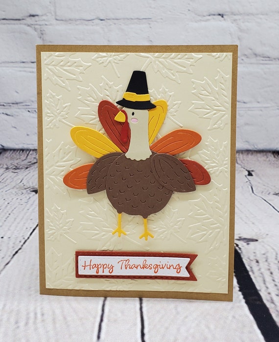 Tarjetas Del Dia Del Pavo Feliz Día De Acción De Gracias: Vector De