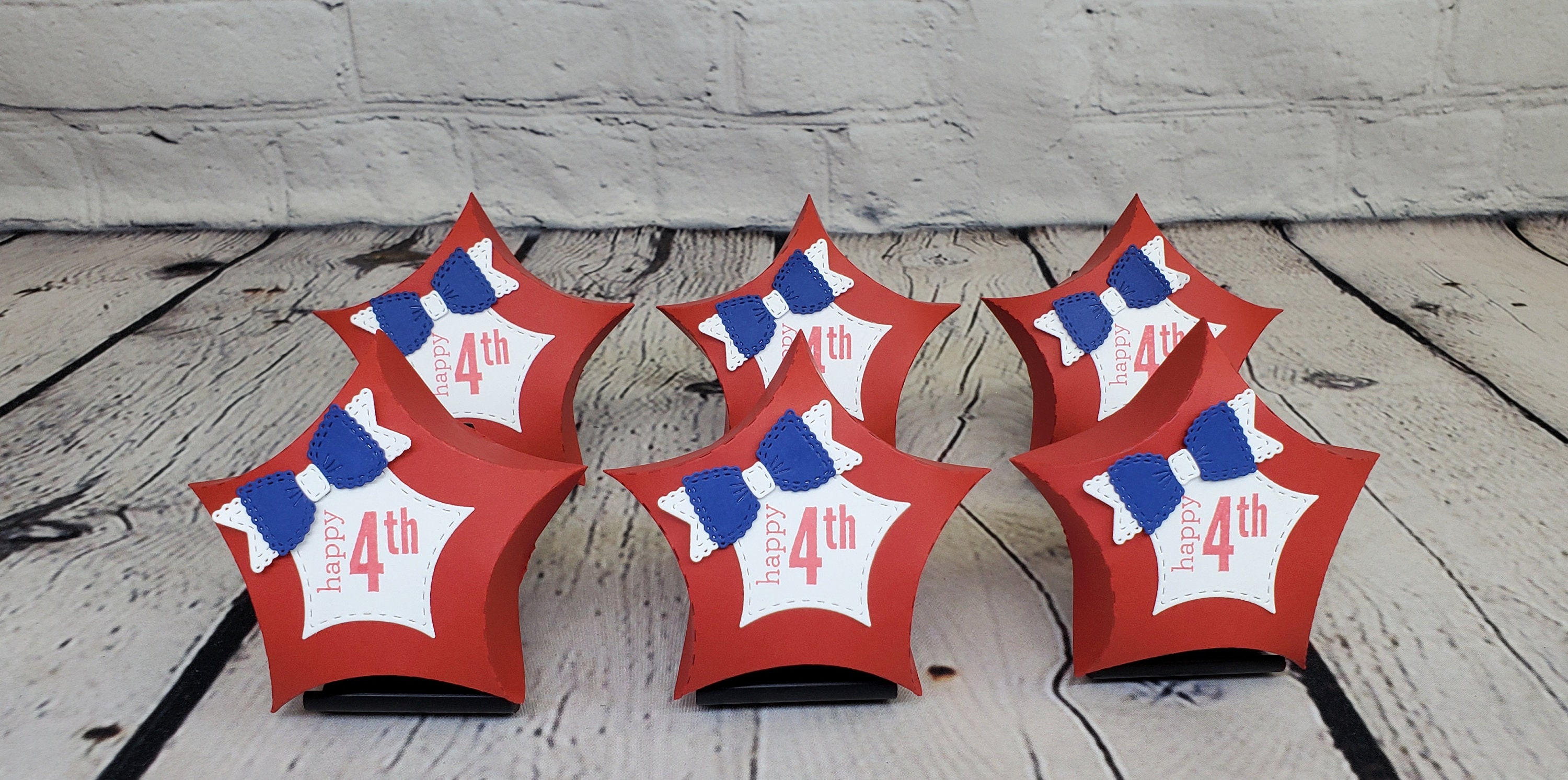 July 4th Star Treat Boxes,patriotic Treat Boxes,party Favors/goodie ...