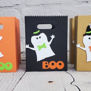 Halloween Ghost Goodie Bags, Halloween Favor Bags, Halloween Party ...