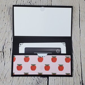 Apple Teacher Gift Card Holder Pink, Teacher Appreciation Gift Card ...