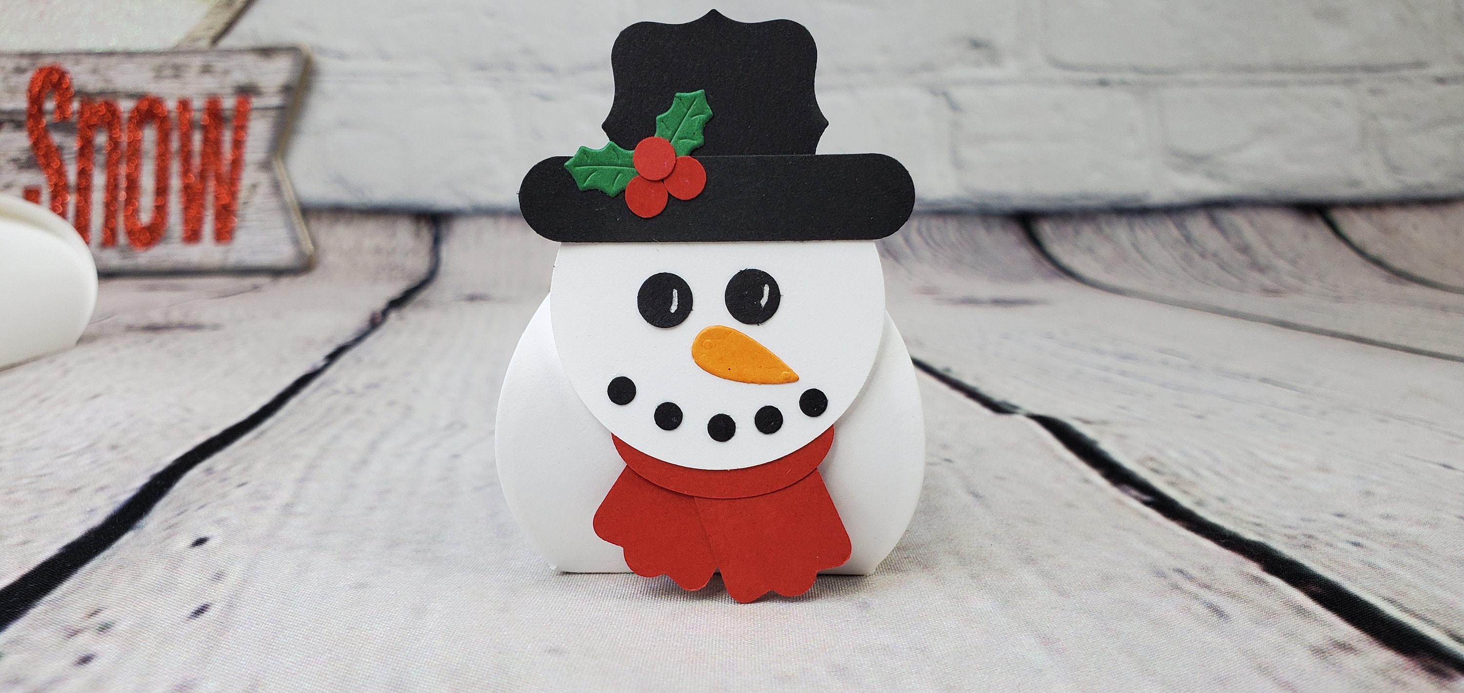 Snowman Treat Boxes Snowman Favor Boxes Christmas Treat | Etsy