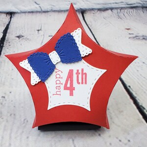 July 4th Star Treat Boxes,patriotic Treat Boxes,party Favors/goodie ...