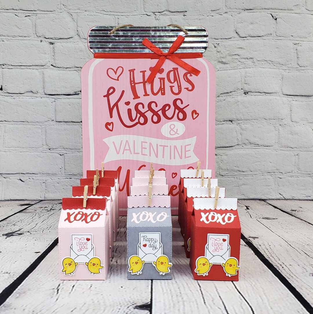 Valentine's Milk Carton Treat Boxes, Valentine's Treat Boxes,valentine ...