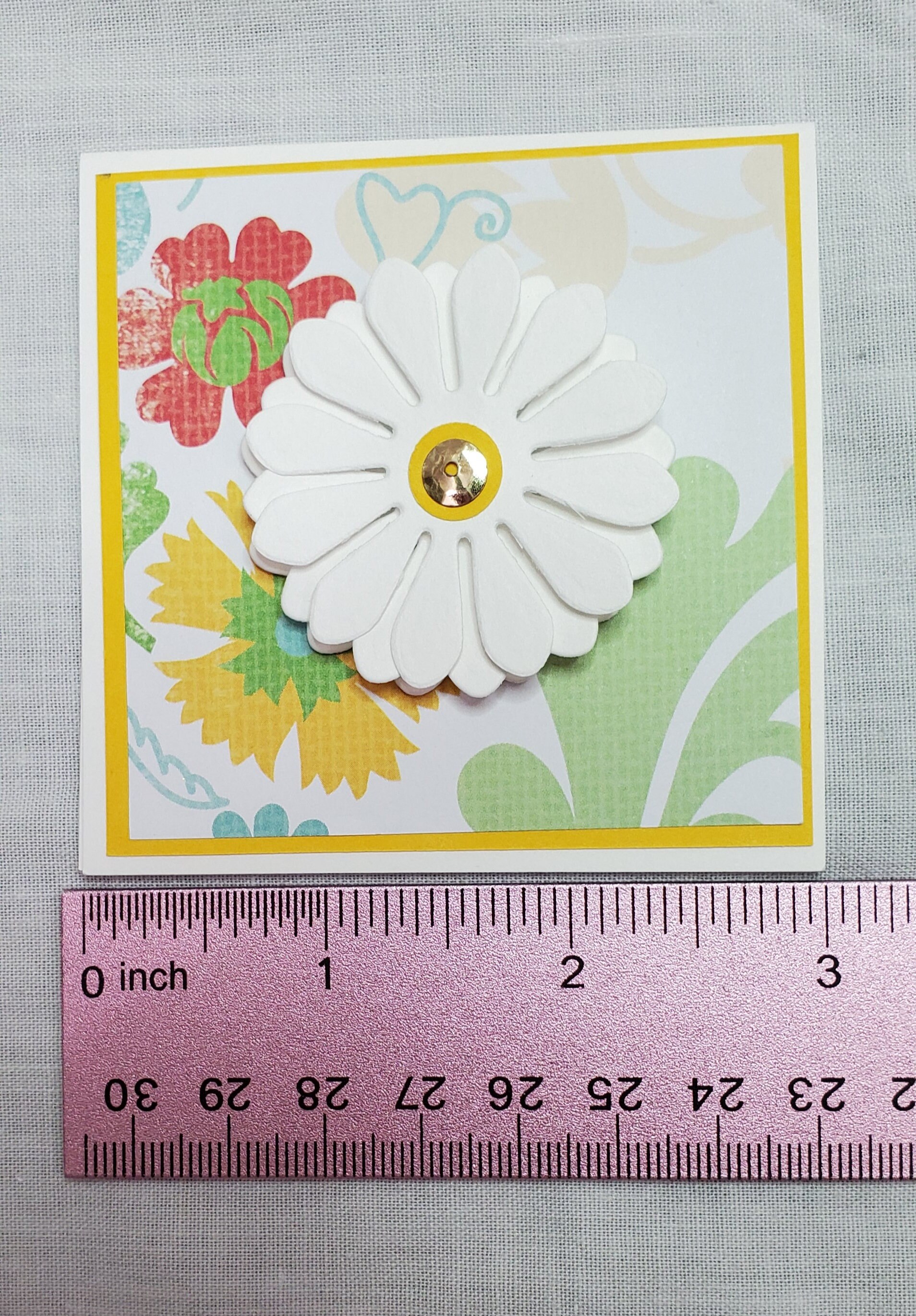 Handmade 3x3 Mini Cards Set of 6 Blank With Envelopes for | Etsy