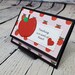 Apple Teacher Gift Card Holder Pink Teacher Appreciation Gift - Etsy