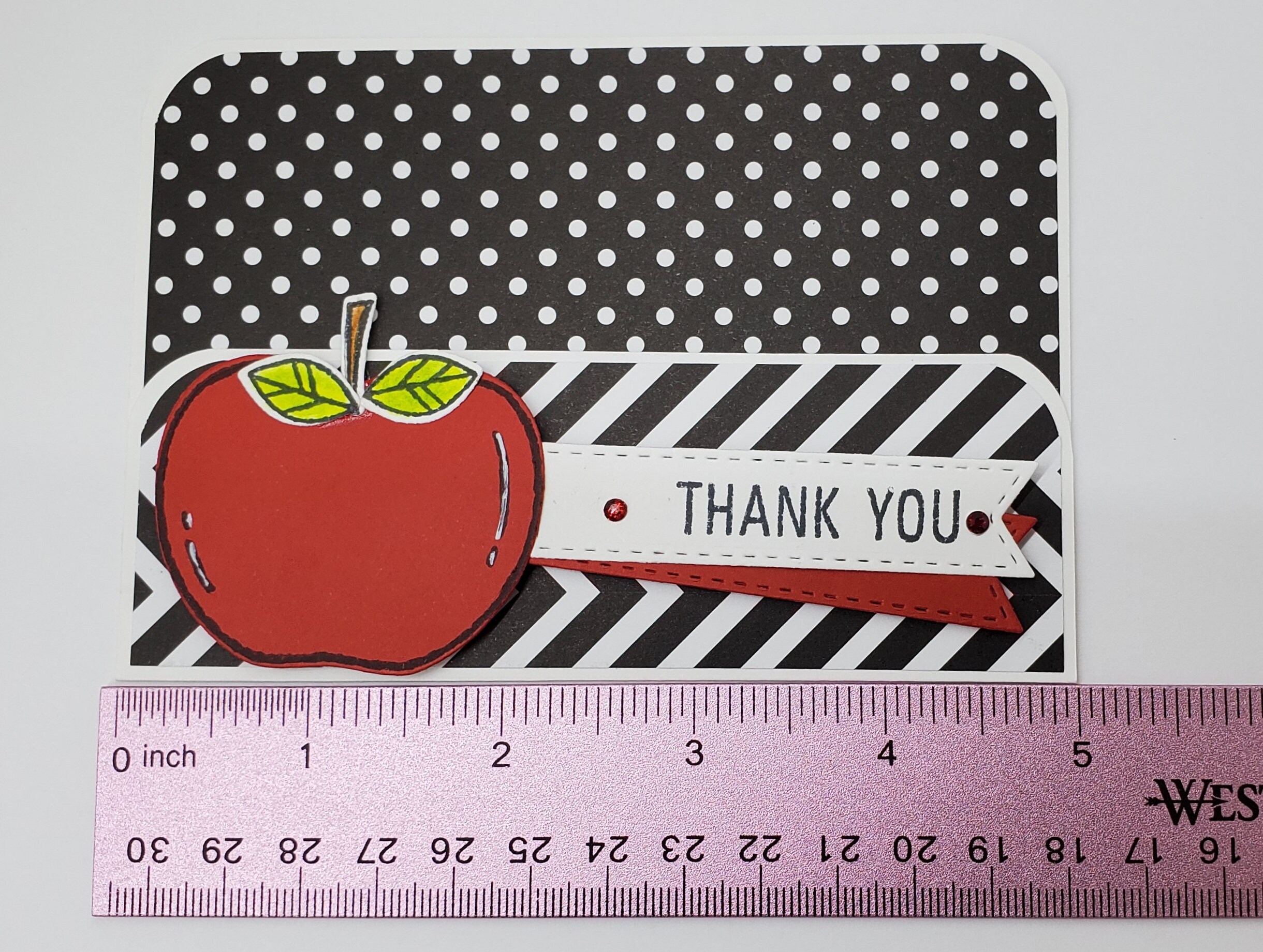 Set of 2pencil A Teacher Gift Card Holder & Apple Thank You - Etsy